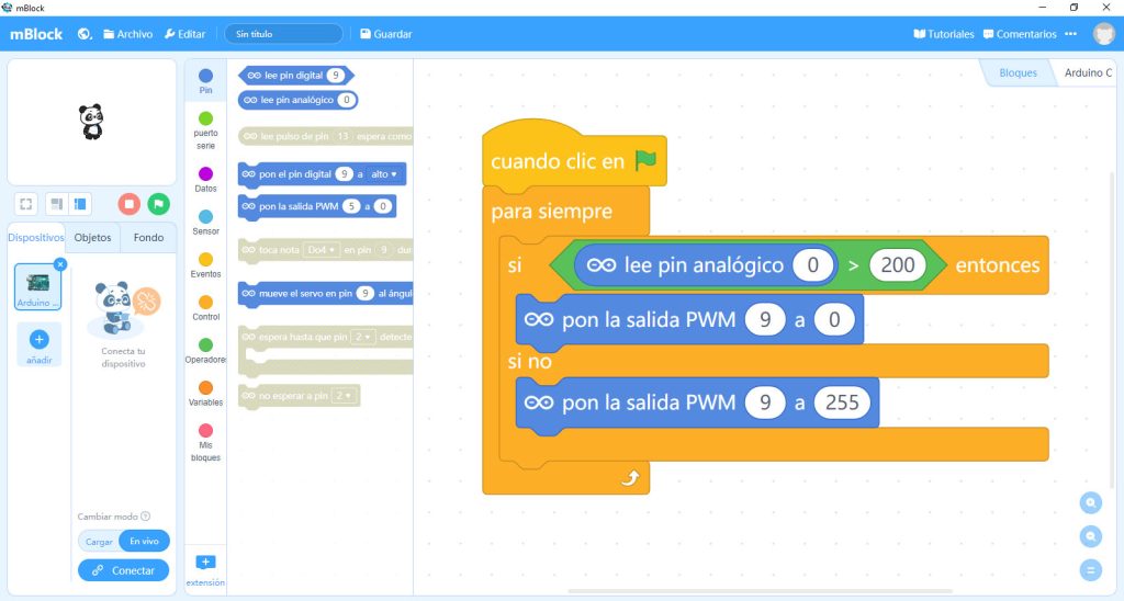 VENTILADOR AUTOMÁTICO – Arduino