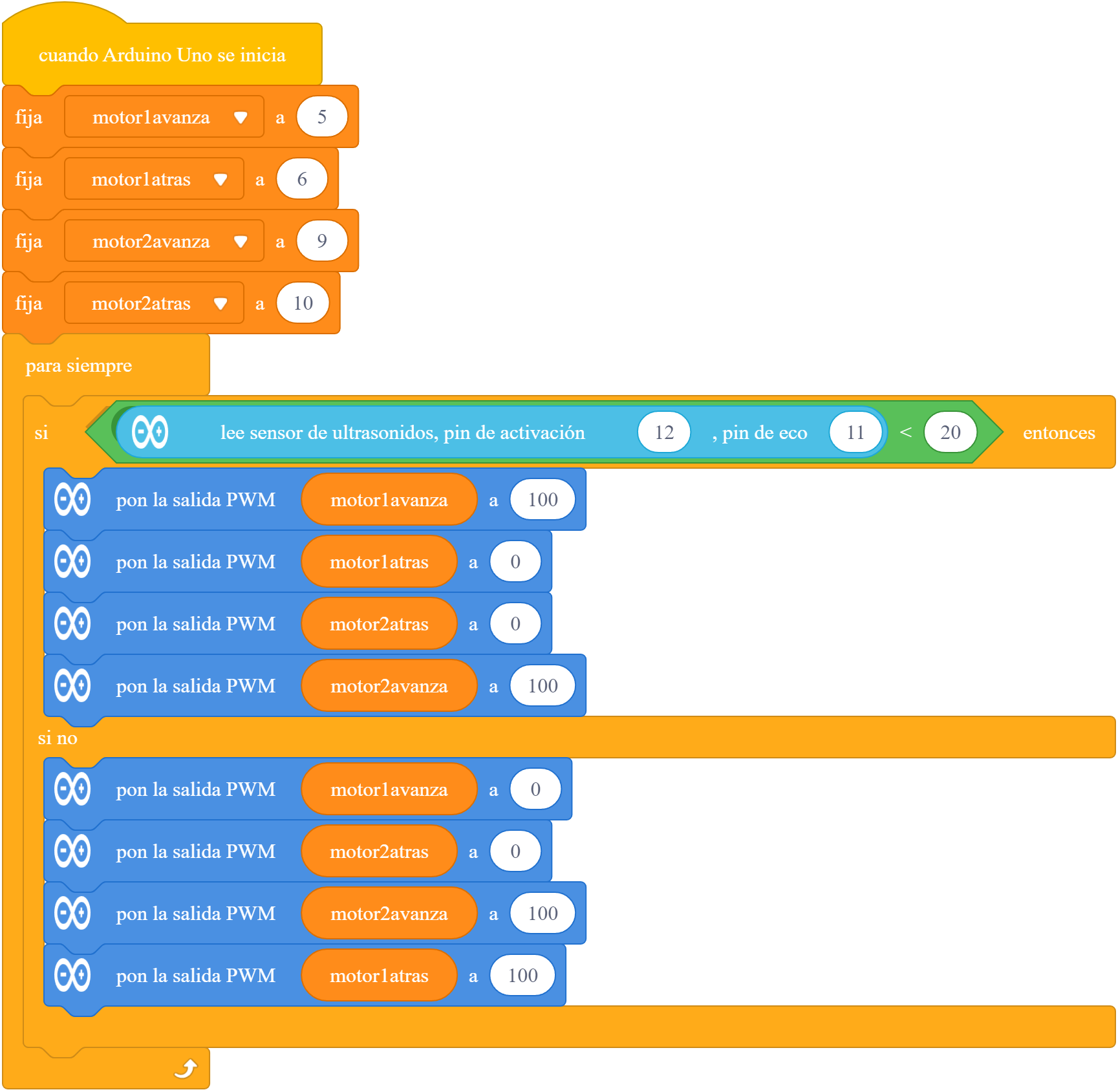 COCHE SUMO – Arduino